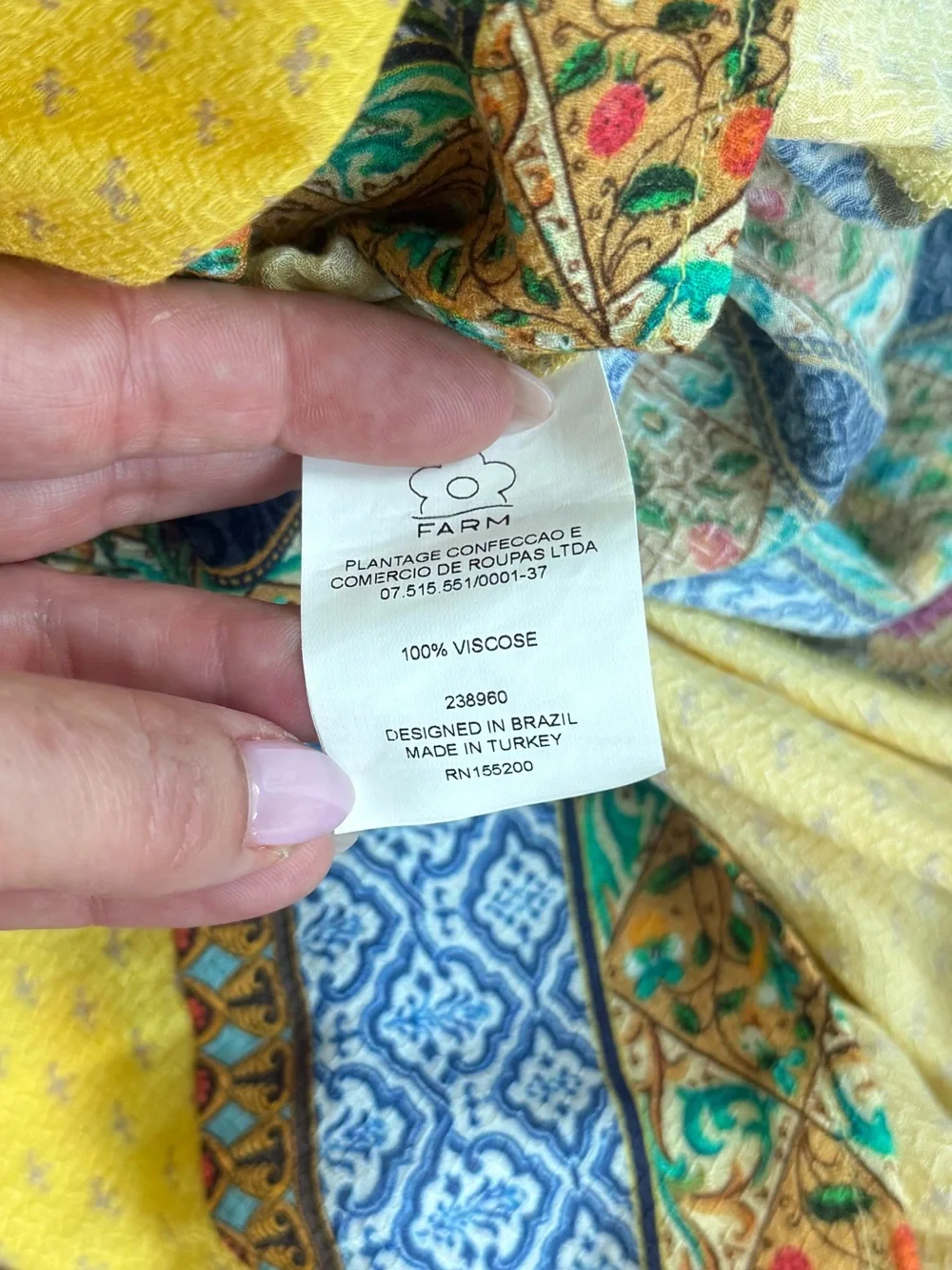 FARM Rio | Dresses | Farm Rio X Anthropologie Lorena Patchwork Tunic ...
